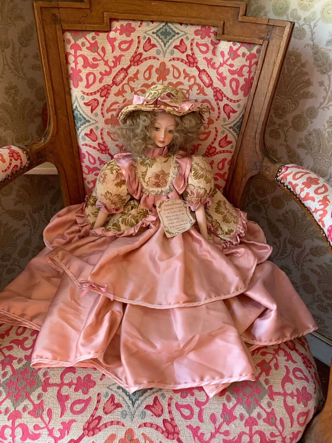 Stunning Italian Hand Painted Porcelain Doll Made in Italy - Etsy