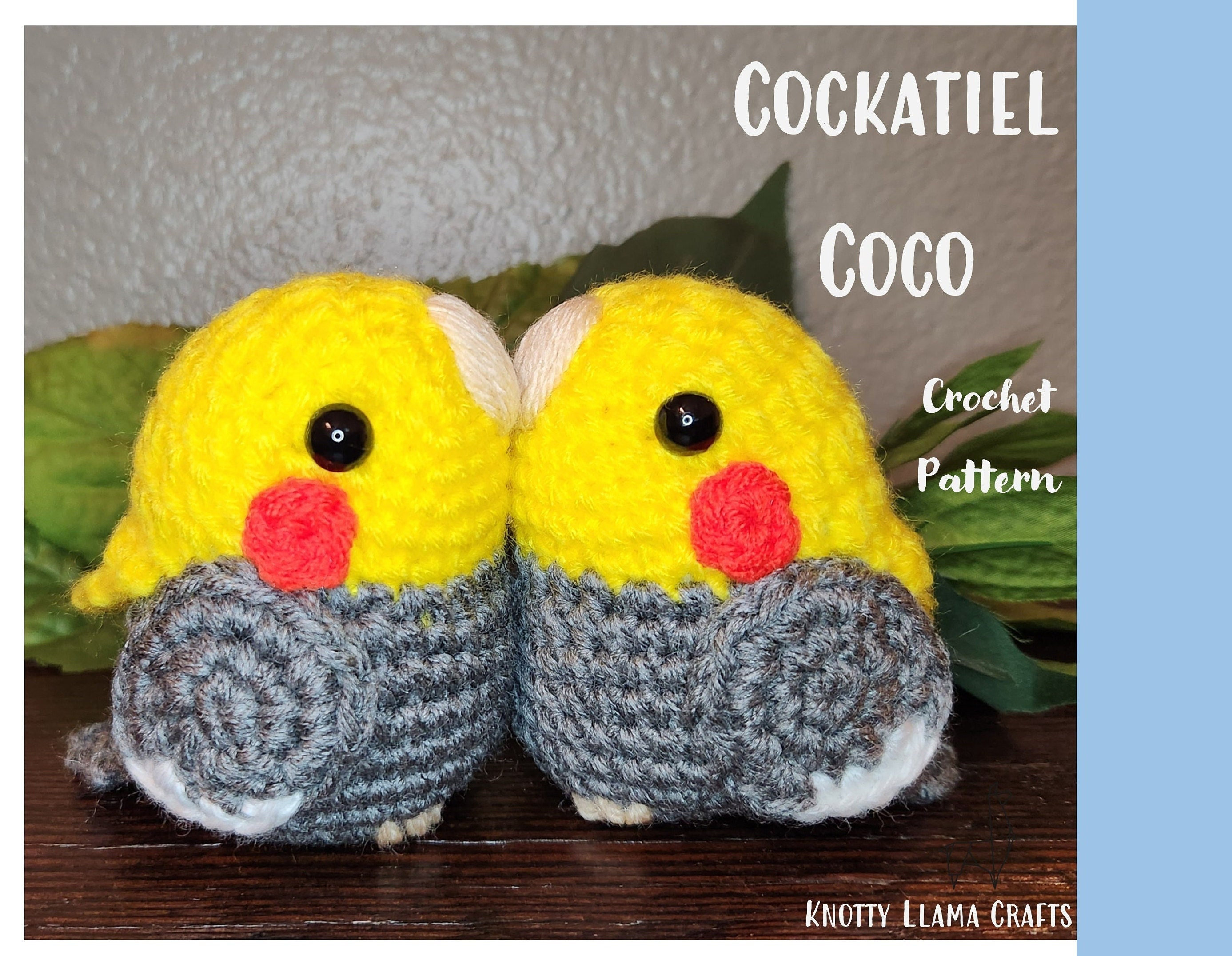 Cockatiel Coco Crochet Pattern - Etsy