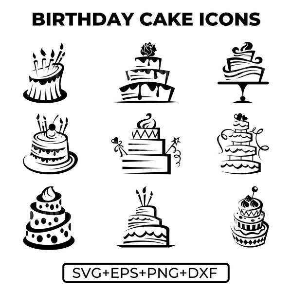Cake Clipart - Etsy