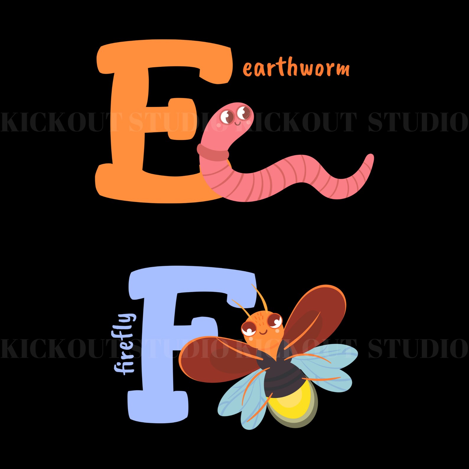 Insect Alphabets Svg Cartoon Insect Alphabets A Z For Kids Etsy Insect Alphabets Svg Cartoon Insect Alphabets A Z For Kids Etsy