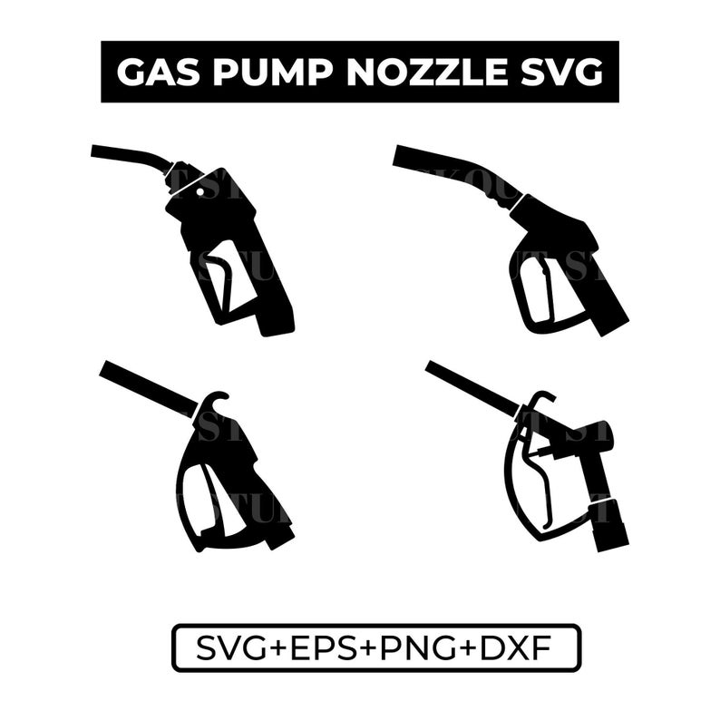 Gas Pump Nozzle Svg Gas Nozzle Svg Gas Filling Svg Gas Pistol Svg Gas ...