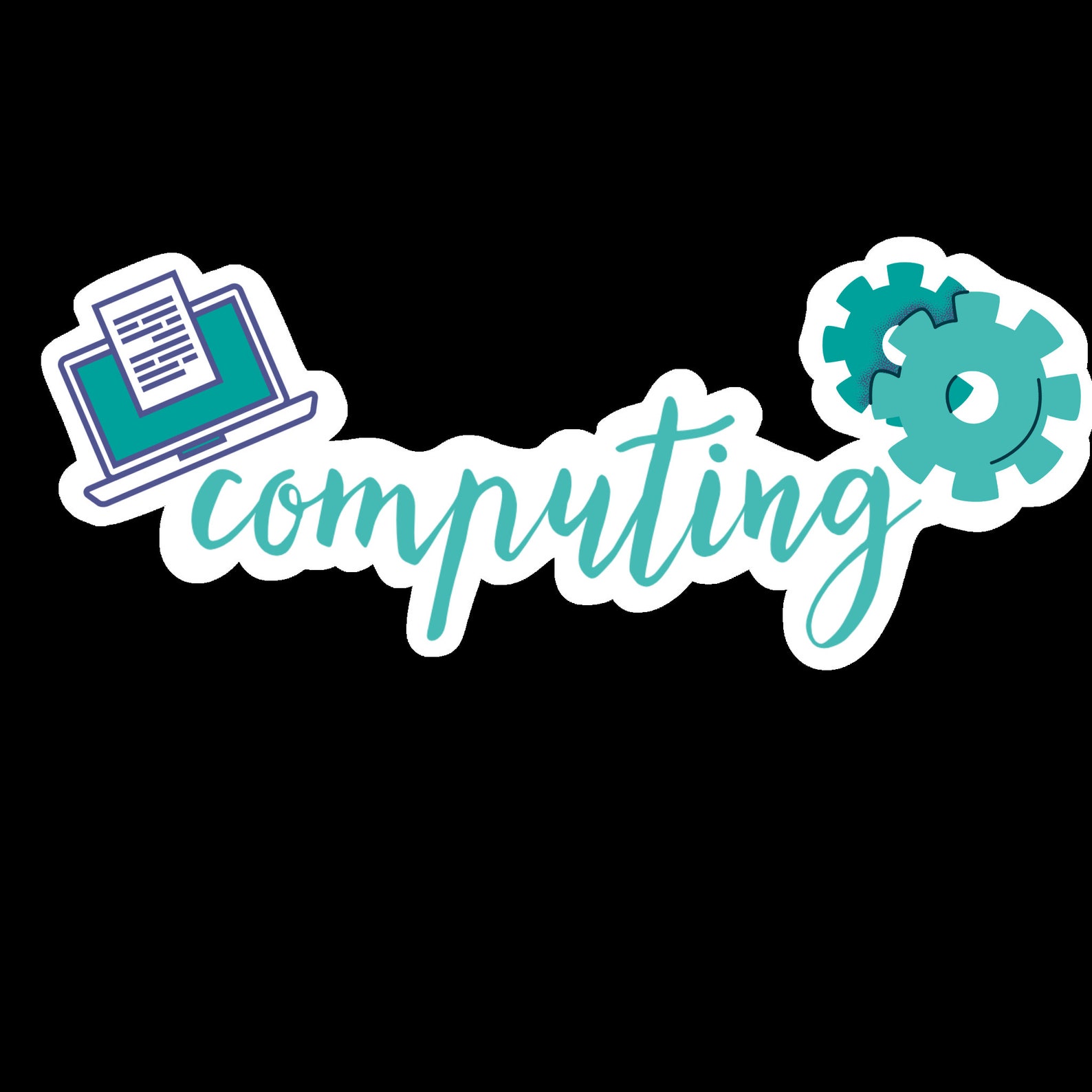 Computing Subject Decal Glossy Vinyl Die Cut Sticker | Etsy