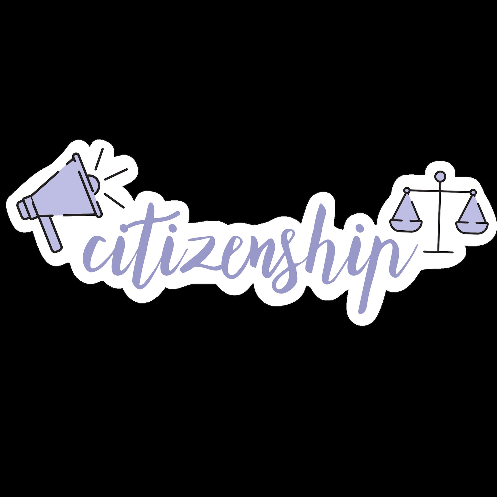 Citizenship Subject Decal Glossy Vinyl Die Cut Sticker | Etsy