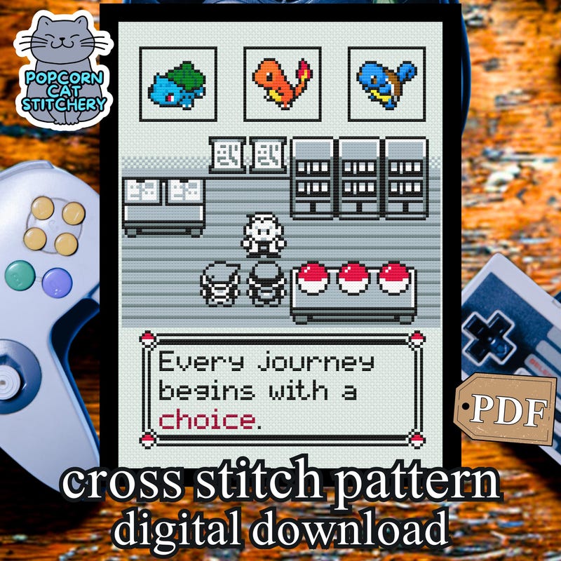 Pokemons Cross Stitch - Etsy
