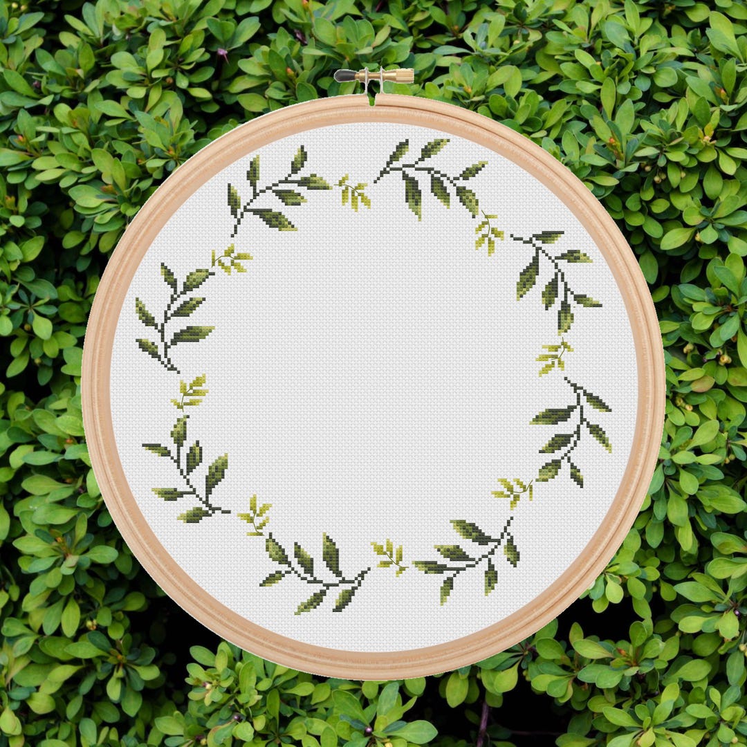 Frame Cross Stitch Pattern, Wedding Gift, Birth Announcement, Baby ...