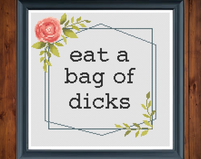 Creative Swear Words - Cross Stitch Pattern - Instant Download - Etsy ...