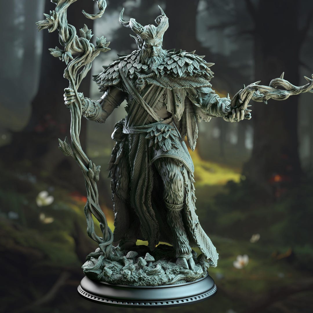 Old Barkhorn - Satyr Druid - the Fey Court - DM Stash - Etsy
