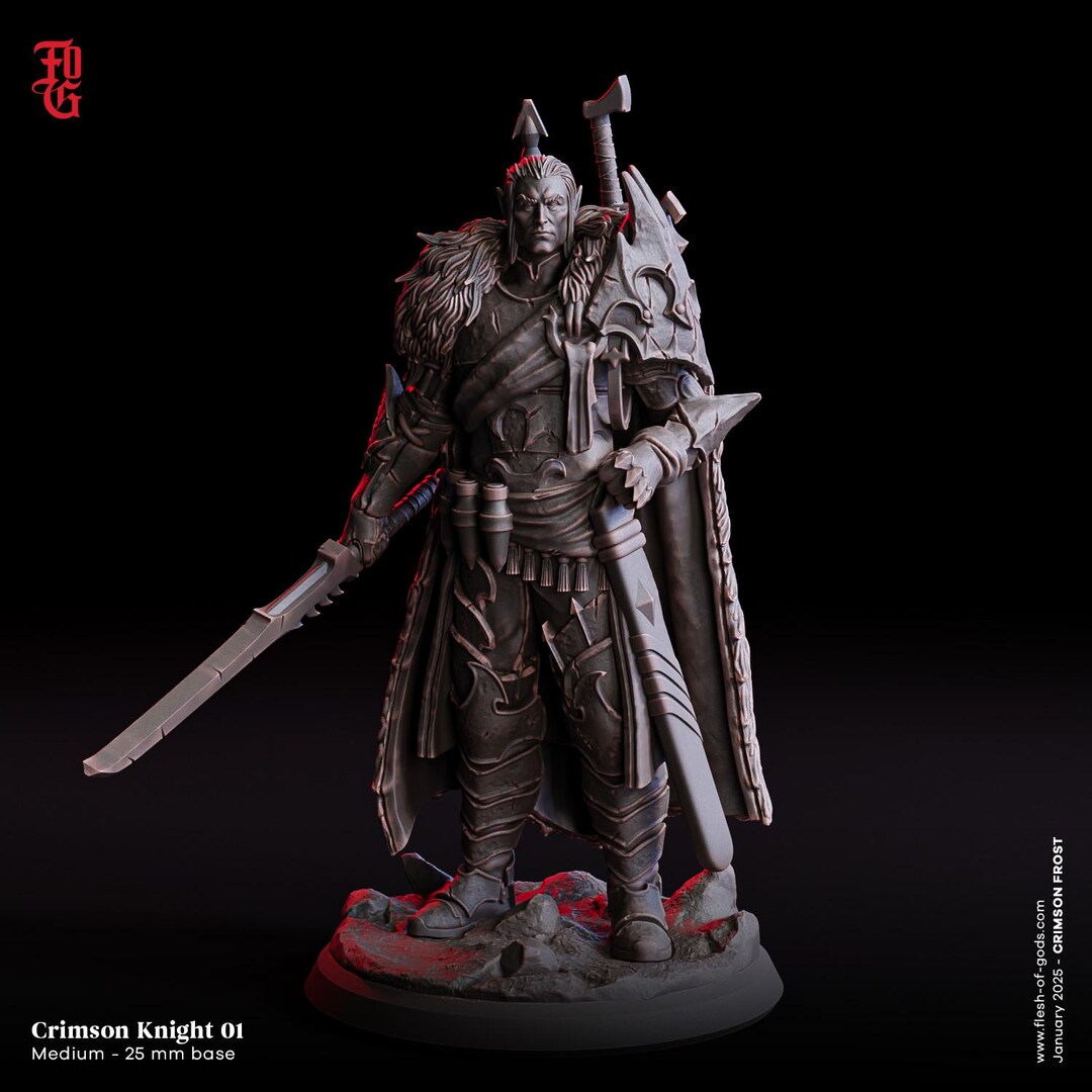 Crimson Knights Flesh of Gods - Etsy