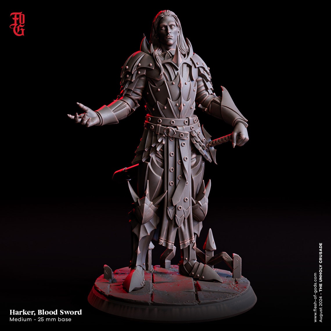 Harker, Blood Sword - Flesh of Gods - Etsy
