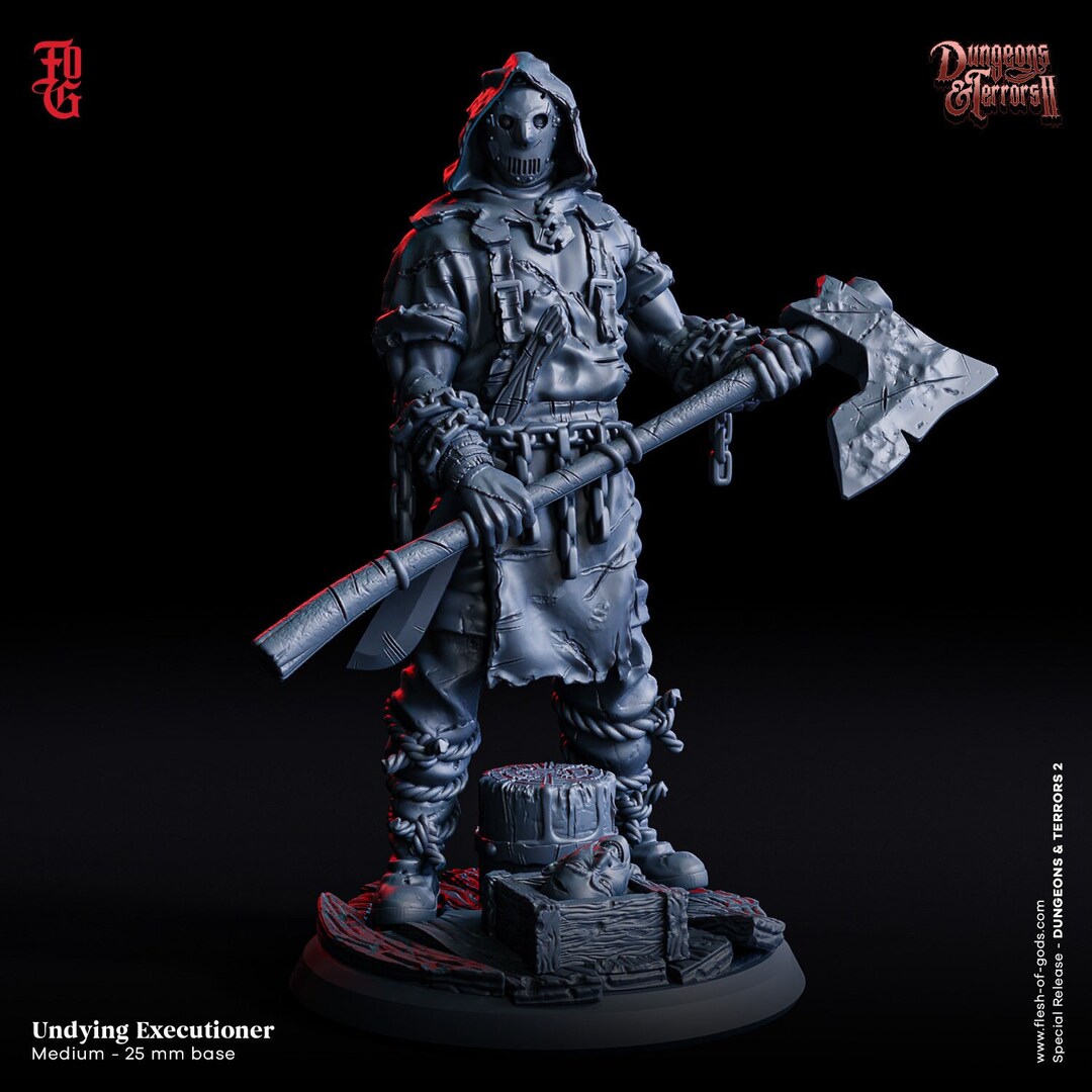 Undying Executioner Flesh of Gods - Etsy
