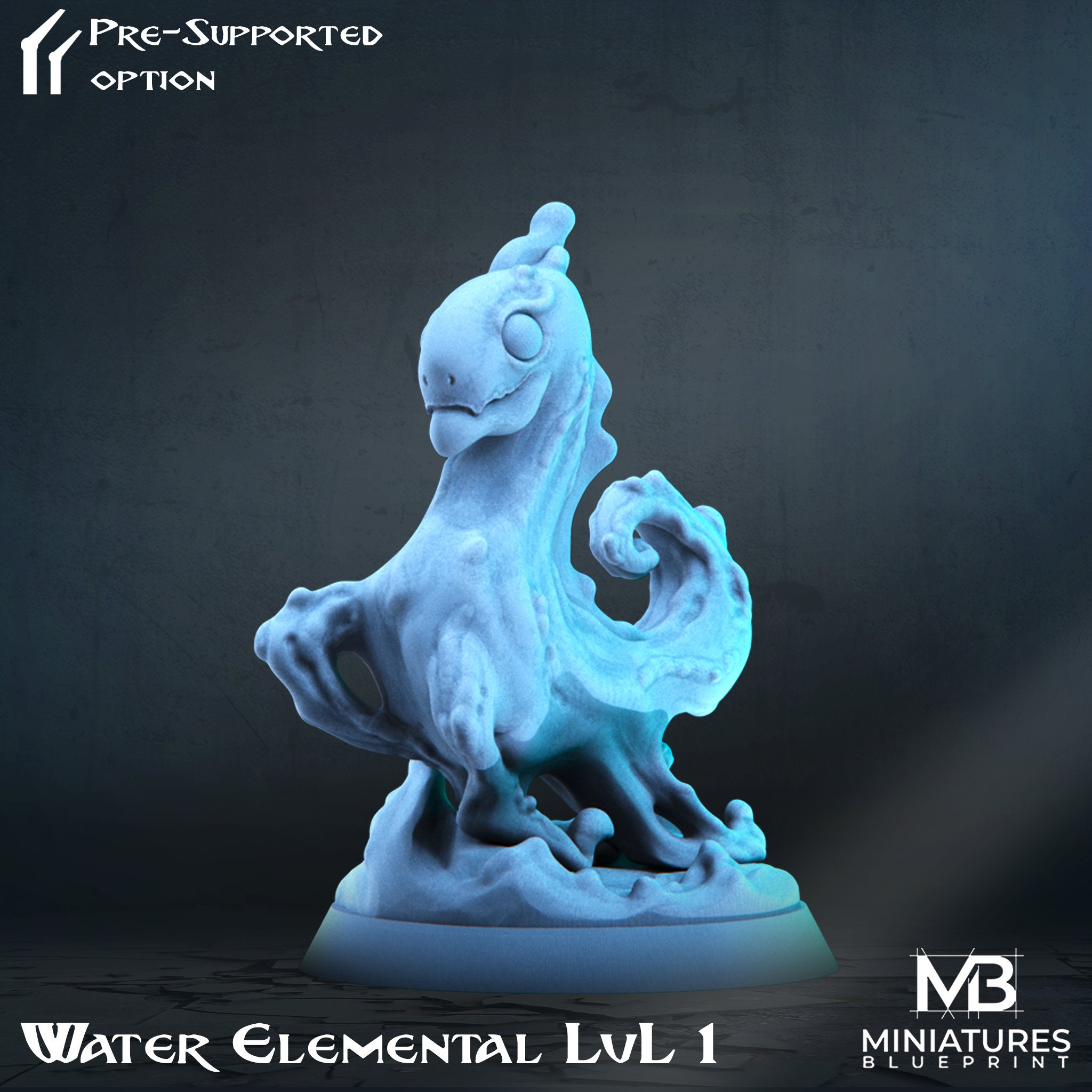 Water Elementals - Miniatures Blueprint - Etsy