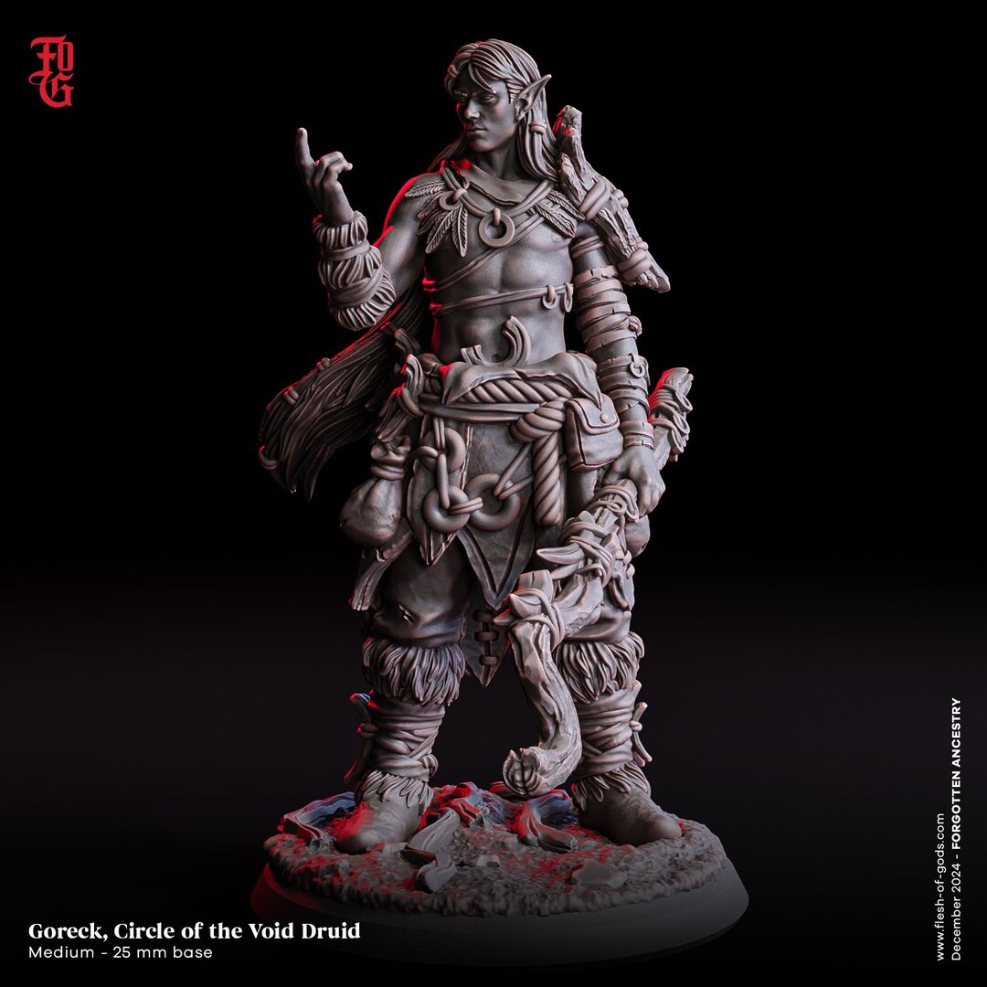 Goreck, Circle of the Void Druid Flesh of Gods - Etsy