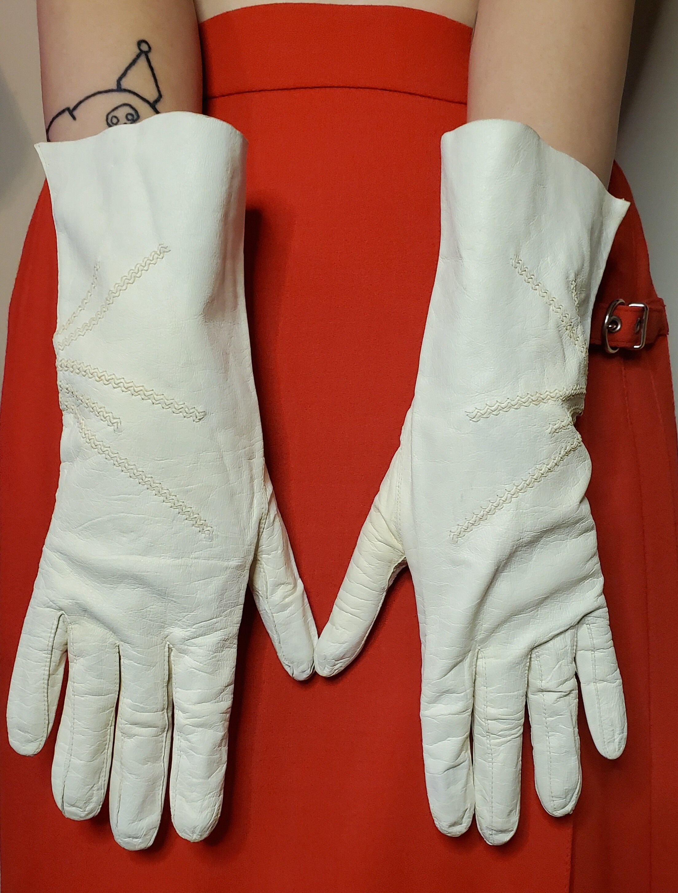 Vintage Leather Gloves - Etsy