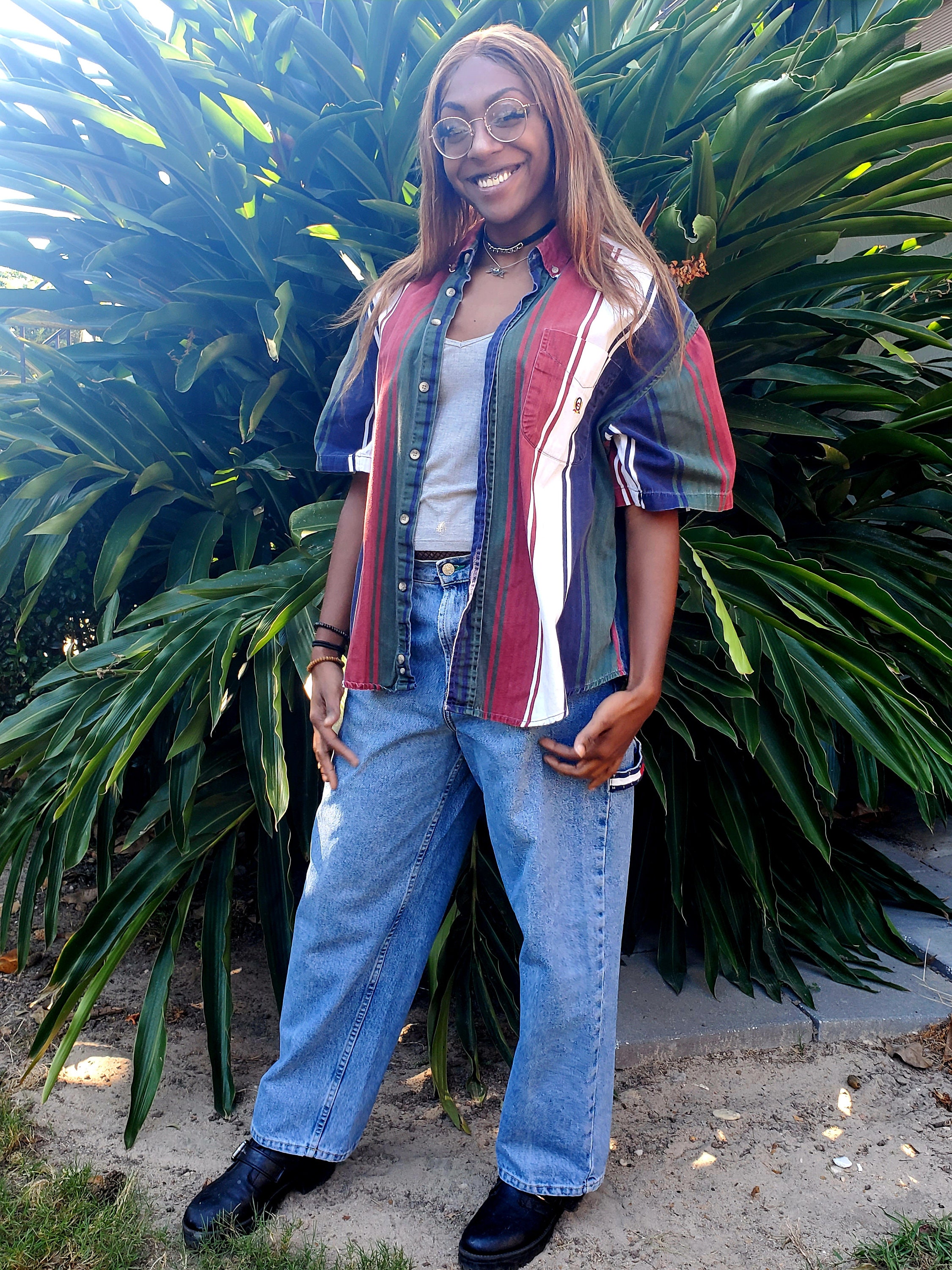 Classic Striped Buttondown 90s Unisex - Etsy