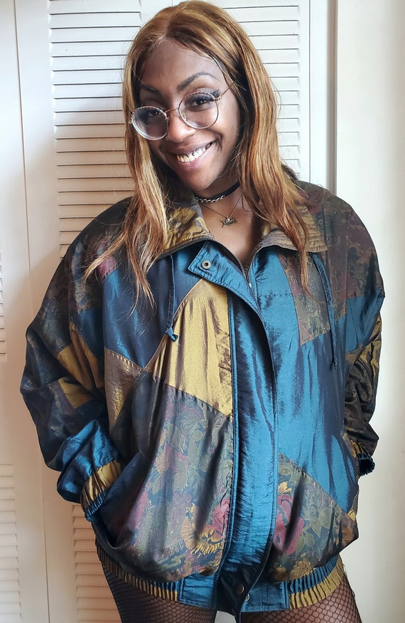 80s patchwork jacket - Gem