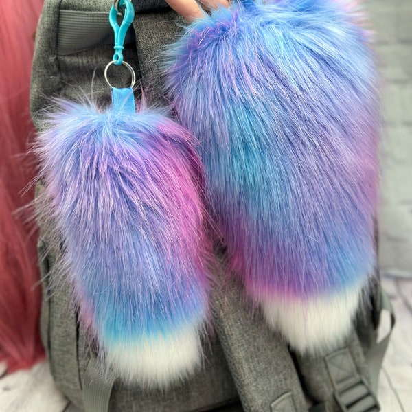 Fox Tail Keychain - Etsy