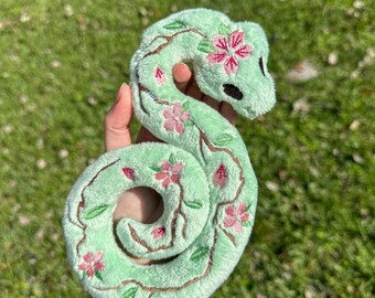 Kawaii Candy Snake Plush Handmade Sweet Treat Snake Plushie Soft Toy ...