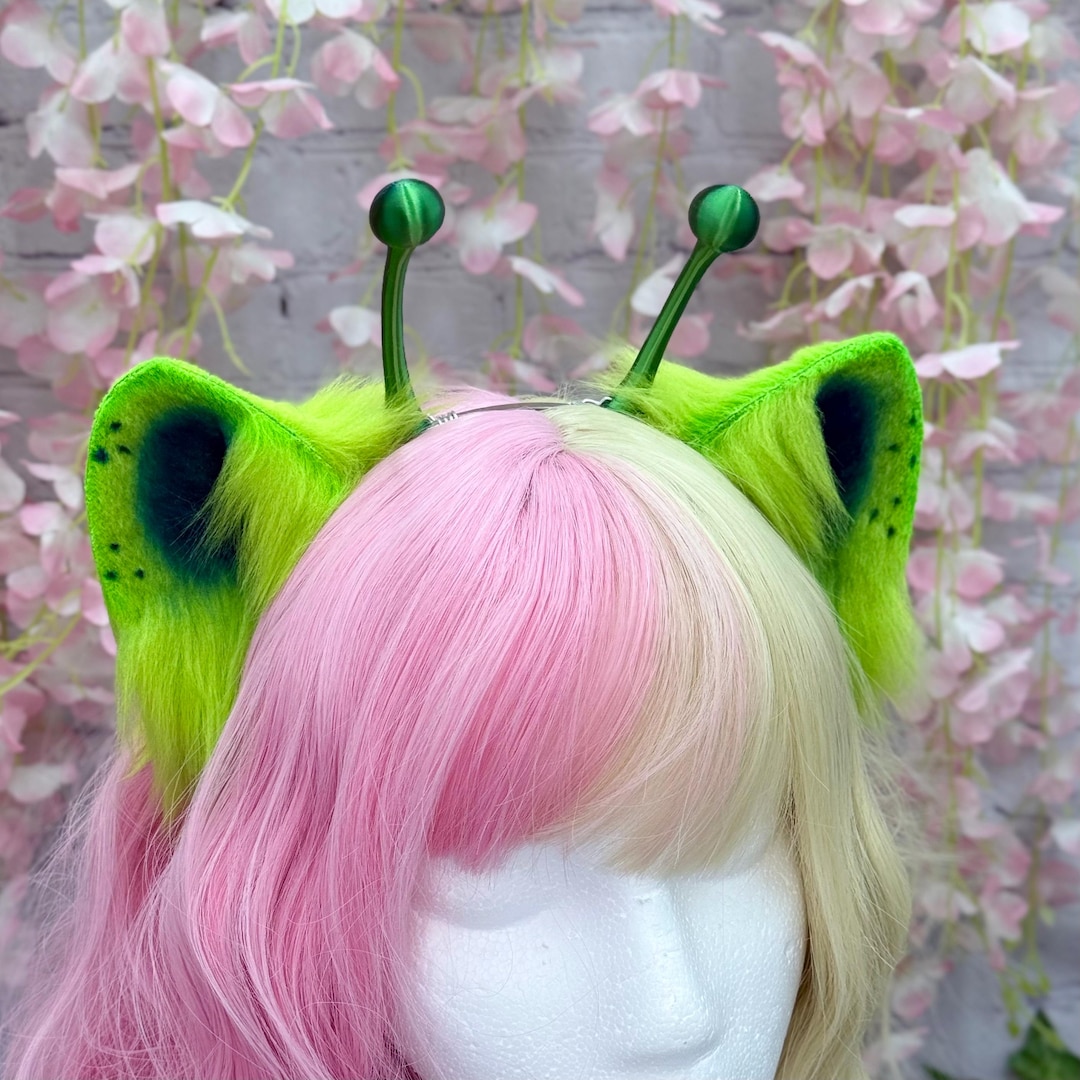 Alien Cat Ears Headband Alien Kemonomimi Cat Ears Alien Antenna ...