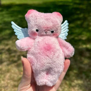 Angel Teddy Bear Plushies Handmade Kawaii Bear Plush - Etsy