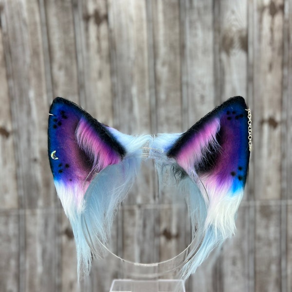 Space Galaxy Wolf Ears - Etsy