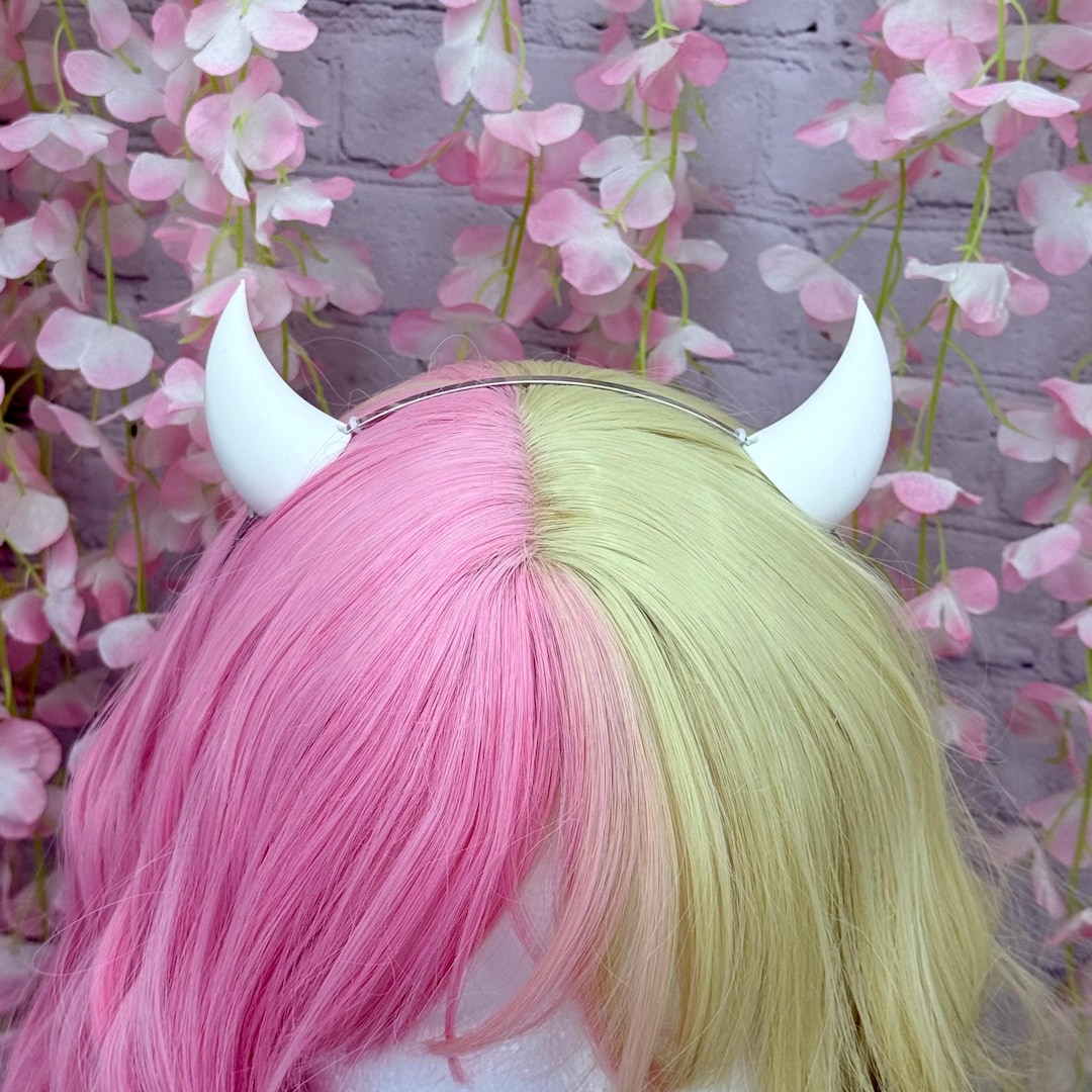 3D Printed Demon Horns Headband: Cosplay Costume Horns - Etsy