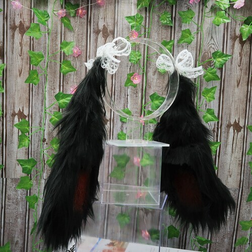 Realistic White Floppy Lop Bunny Ears Headband Faux Fur - Etsy