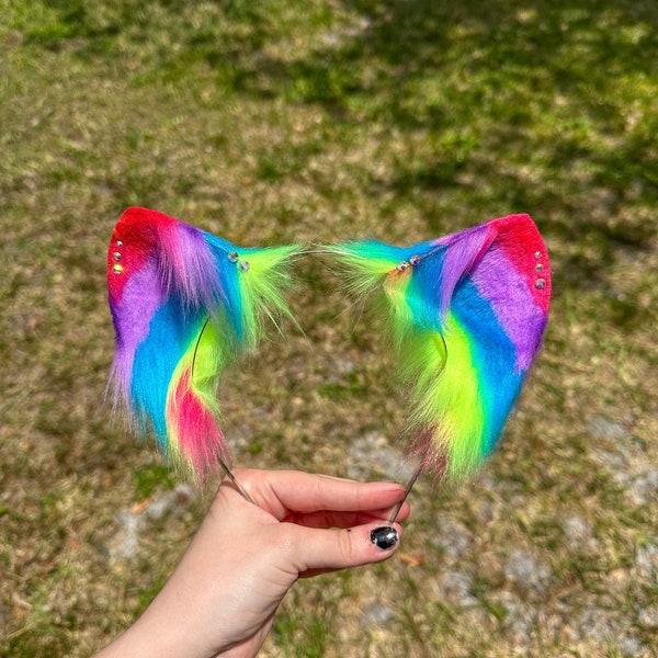 Rainbow Cat Costume - Etsy