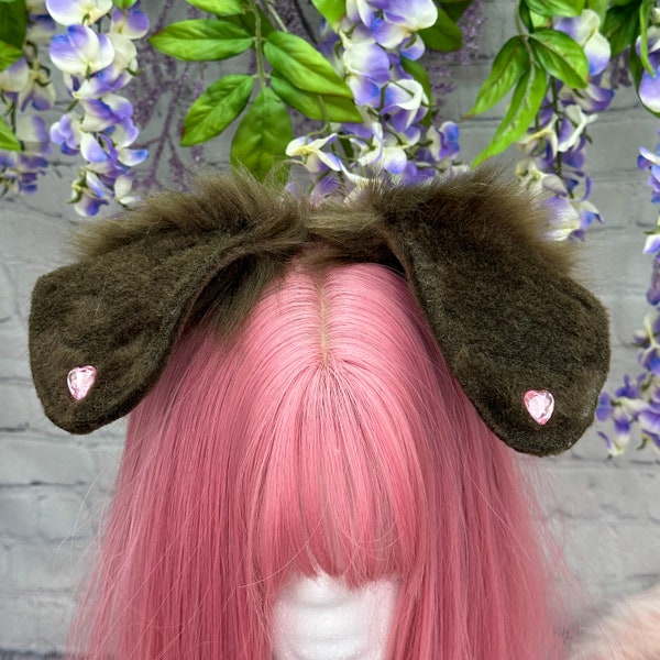 Realistic Brown Puppy Ears - Etsy