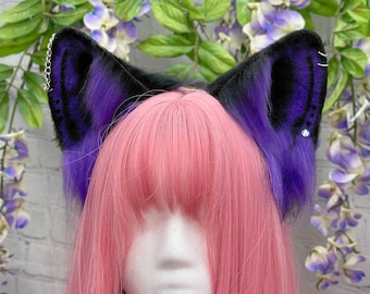 Purple Husky Wolf Costume Wolf Ears and Tail Husky Ears and Tail Anime ...