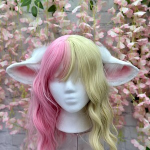 Premade White Sheep Ears Headband White Cow Ear Headband Goat Cosplay ...