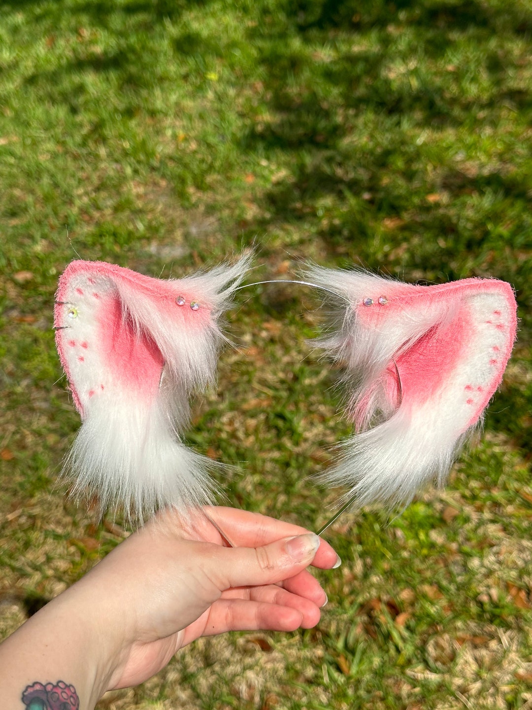 Pastel Cat Ear Headbands Pink Lavender Baby Blue Pastel Cat Ears Kawaii ...