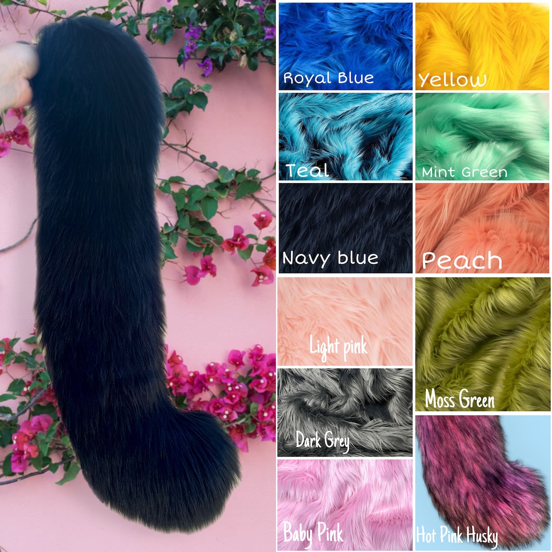 Custom Cat Tail Faux Fur Cosplay Tails Create Your Own Costume Kitty ...