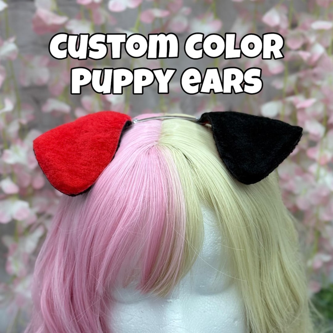Custom Floppy Puppy Ear Headband: Wired Faux Fur Cosplay - Etsy