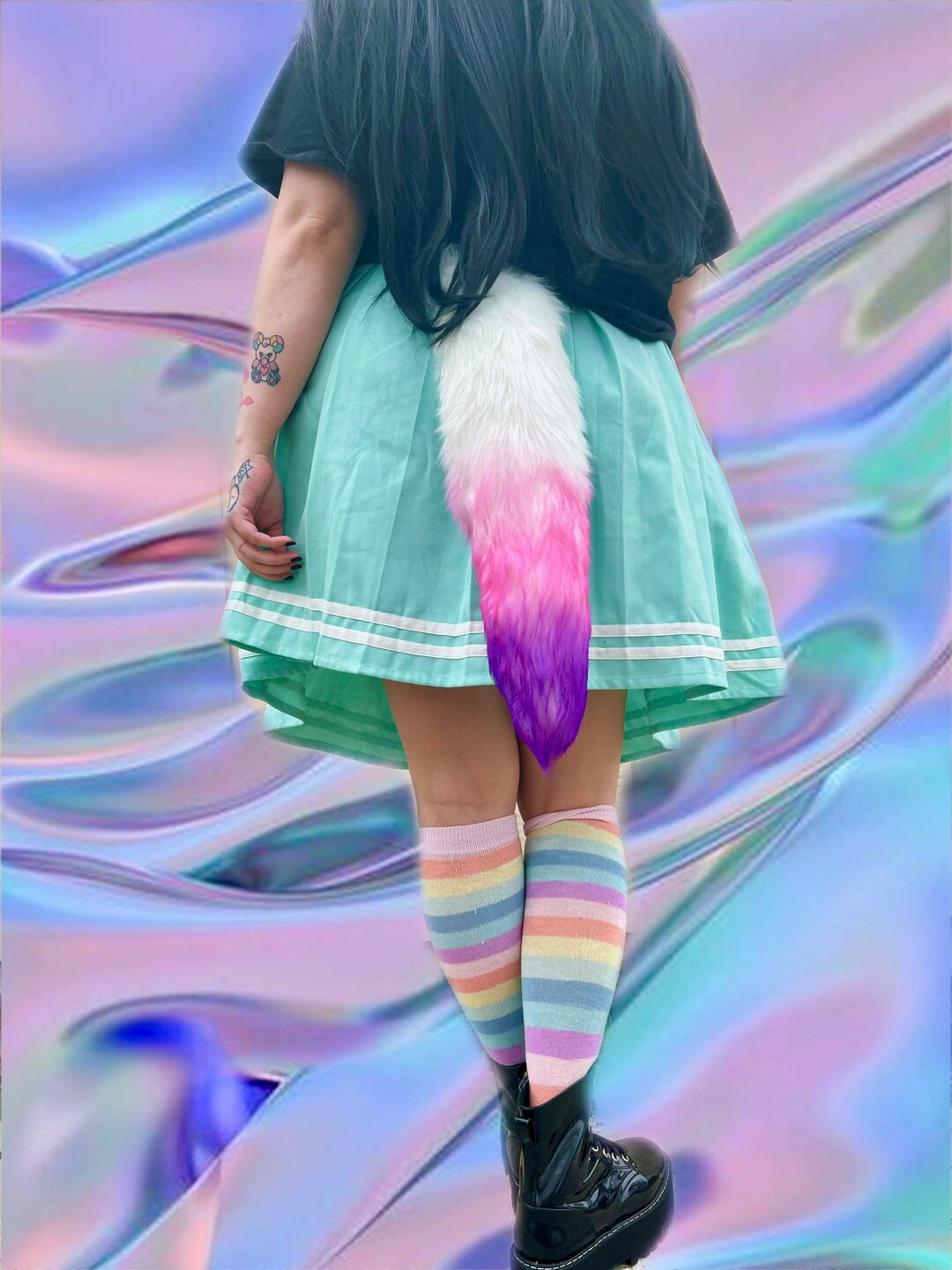 Custom Cosplay Ombré Tails - Etsy