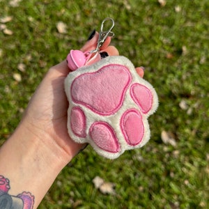 Kawaii Toe Bean Cat Paw Keychain Furry Toe Bean Accessory Kawaii Paw ...