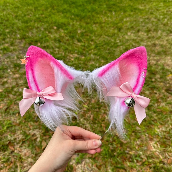 White Furry Ear - Etsy