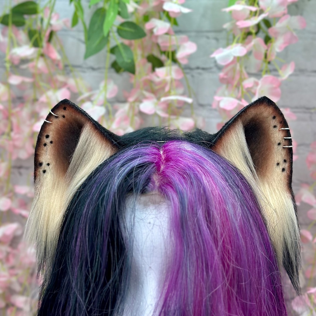 Realistic Brown Tan Cat Ears Headband: Neko Cosplay Costume - Etsy