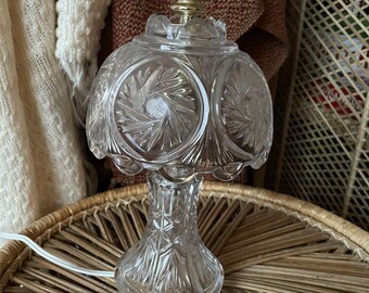 Pinwheel Crystal Lamp - Etsy