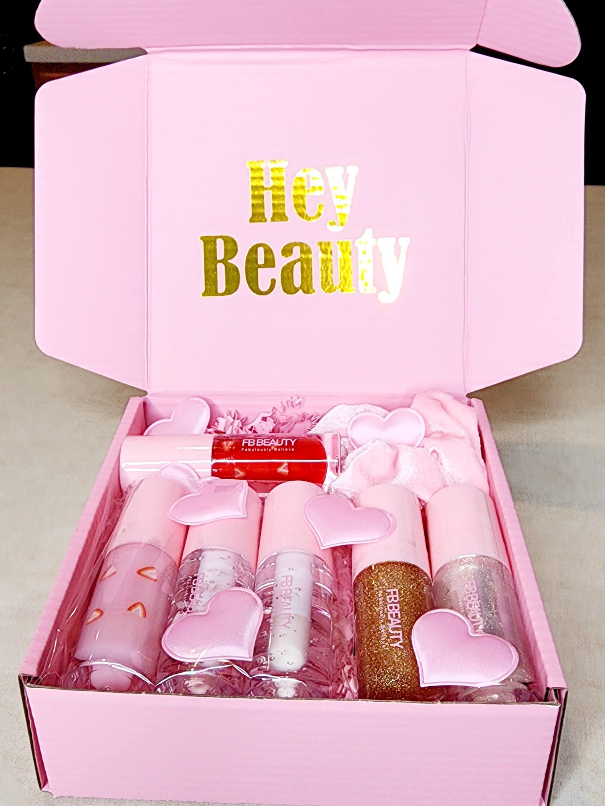 6 Lip Gloss Bundle Box: Clear and Shimmer Glosses - Etsy