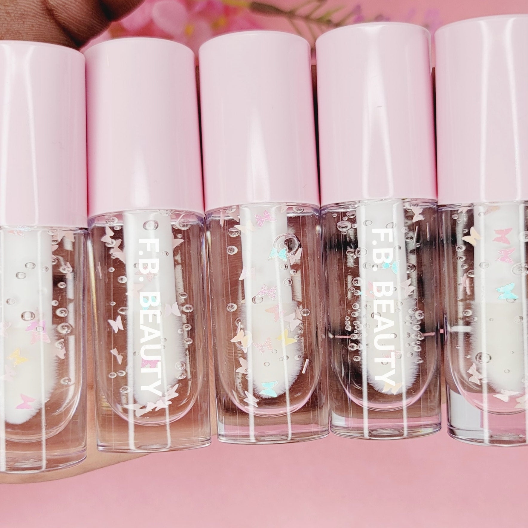 Moisturizing Hydrated Pink Butterfly Clear Lip Gloss Cruelty Etsy