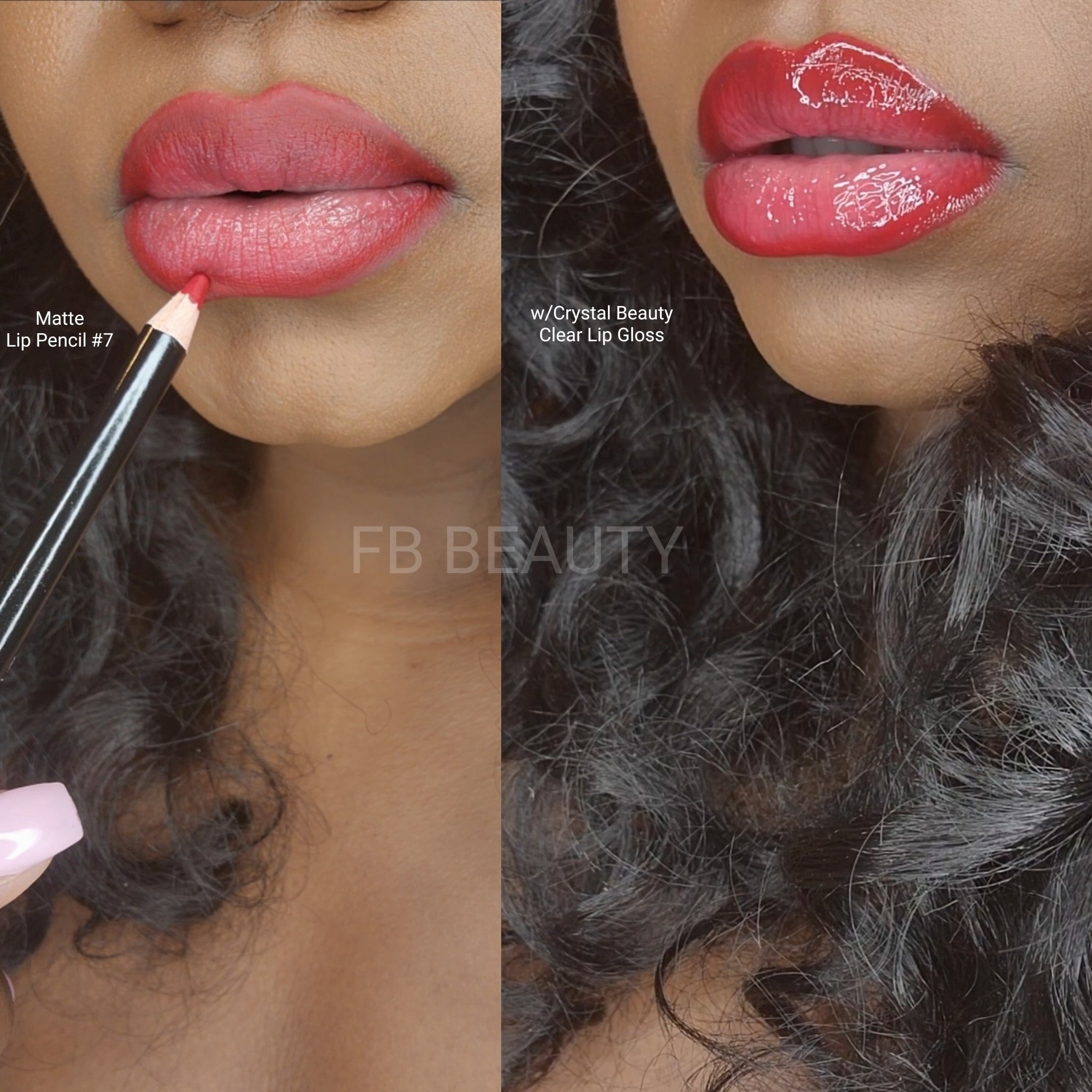 Red lip gloss store