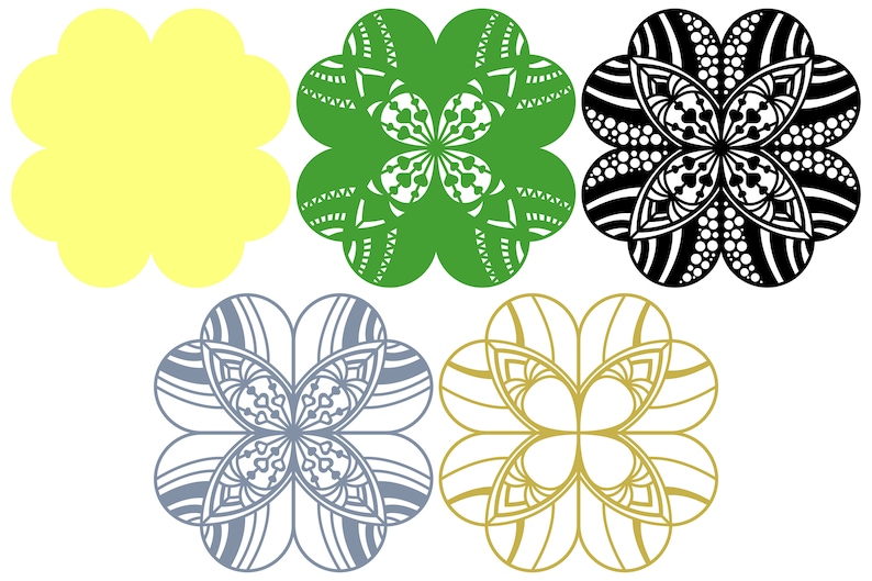 Layered Shamrock SVG, Clover DXF, St Patrick's Day Decor AI, 3D Room ...