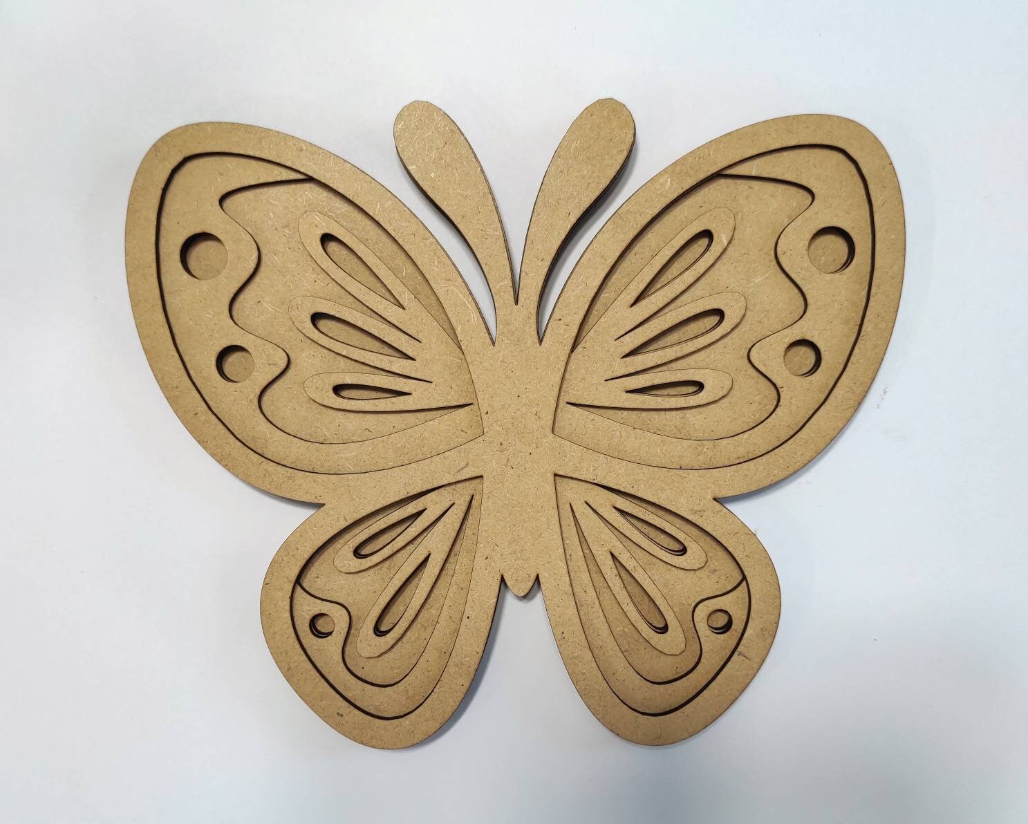 Multilayered Butterfly Digital Download, SVG, DXF, AI, 3D Room Decor ...