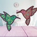 Layered Hummingbird SVG, 3D Colibri DXF, Laser Cut File, for Glowforge ...