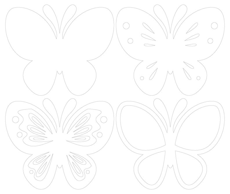 Multilayered Butterfly Digital Download, SVG, DXF, AI, 3D Room Decor ...