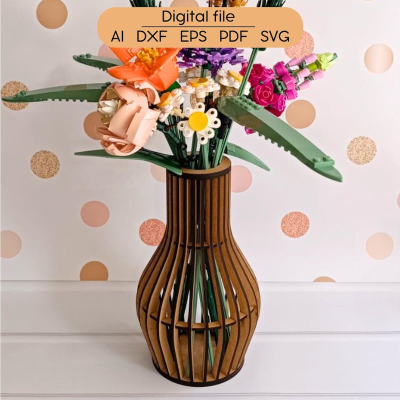Vase Wood Kids Room - Etsy UK