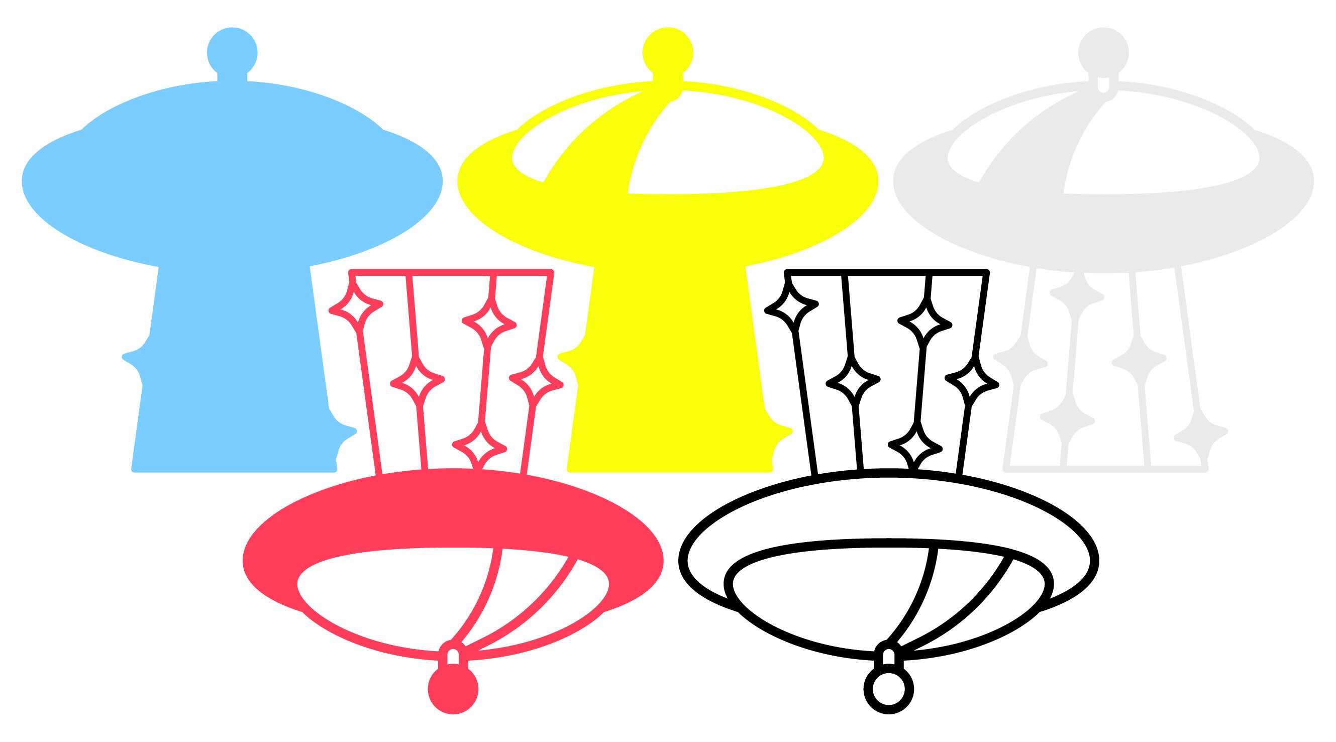 Layered Ufo SVG, DXF, AI, Digital Download, 3D Kids Room Decoration ...