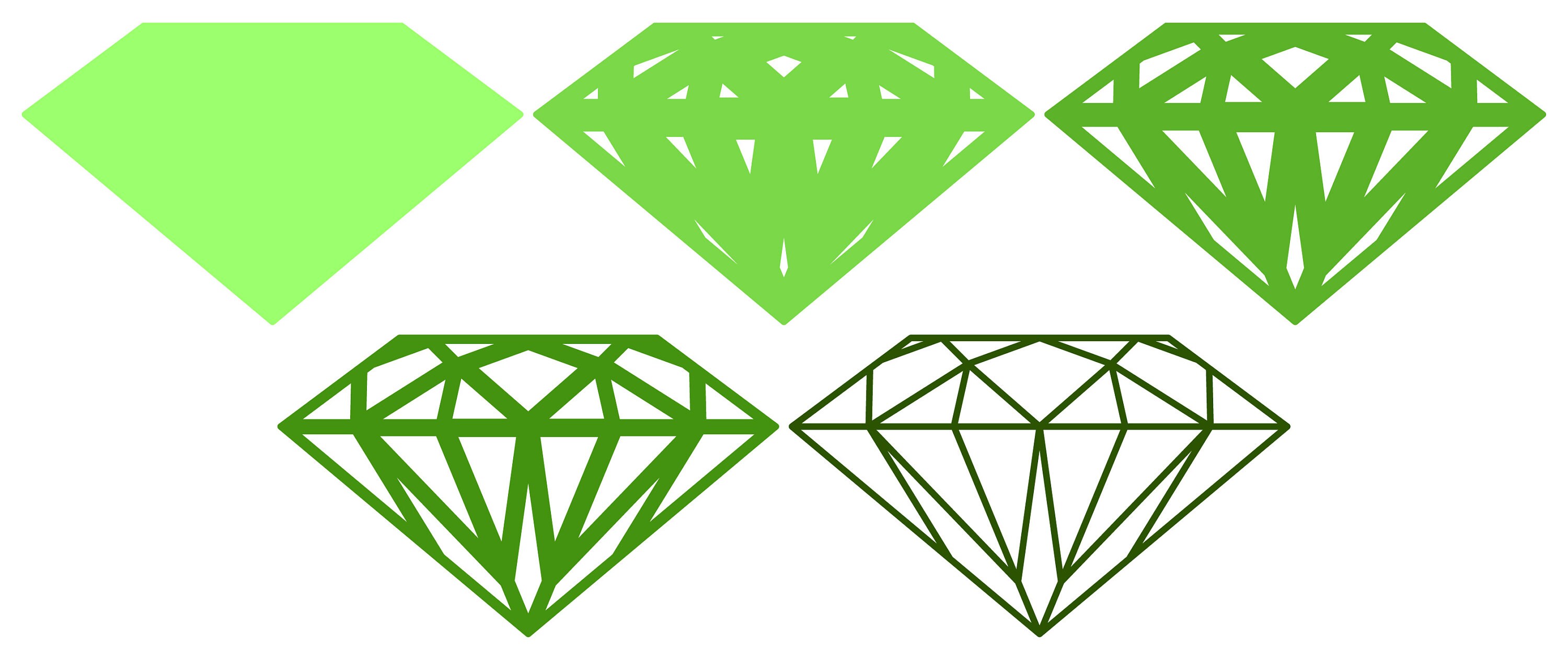 Layered Diamond SVG, DXF, AI, Digital Download, 3D Room Decoration ...