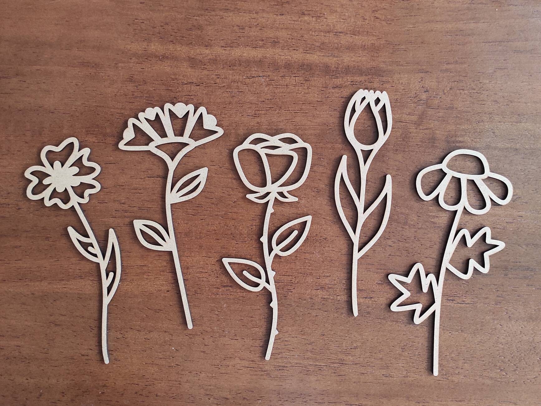 Layered Flowers SVG, DXF, AI, Digital Download, Mother's Day Gift ...