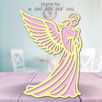Angel Svg - Etsy